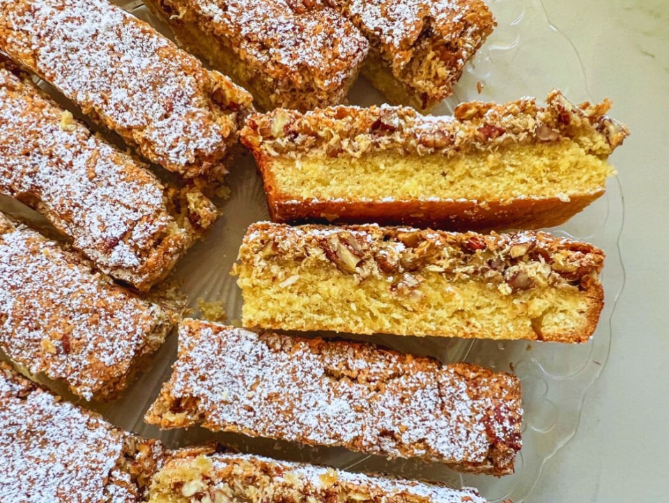 Cardamom Pecan Pie Bars - Chef's Pencil