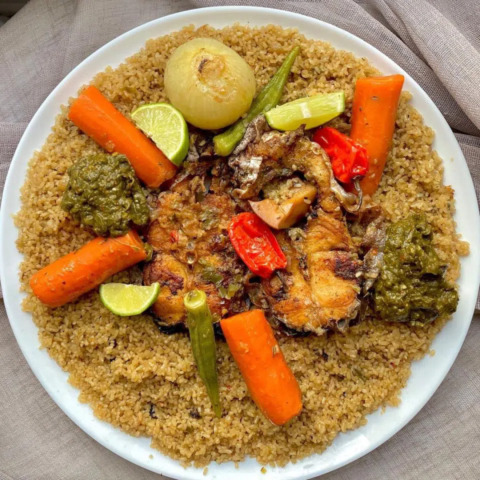 Thieboudienne (Fish and Rice) - The National Dish of Senegal - Chef's ...